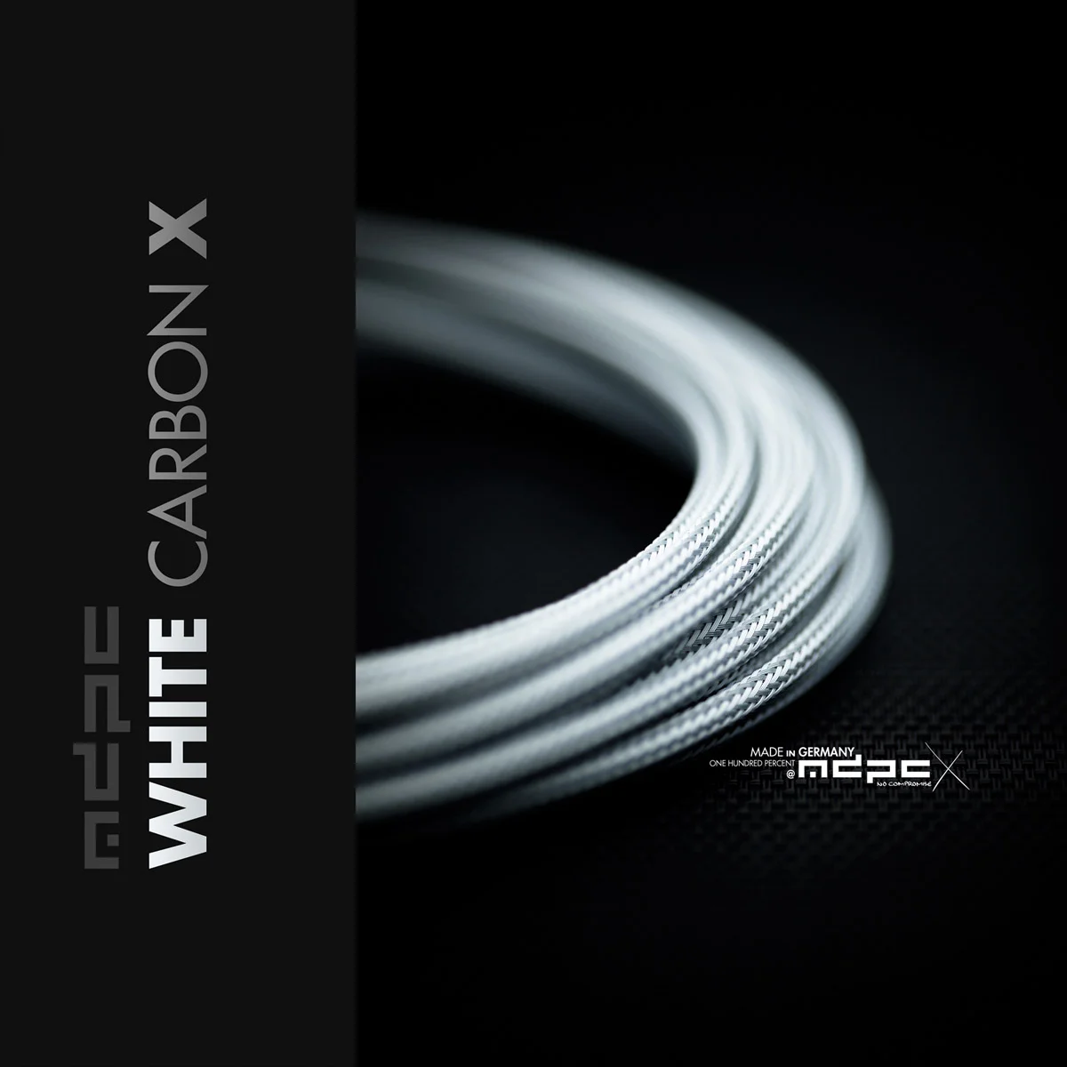 สายถัก MDPC-x white-carbon-x 5m - สายถักแต่งคอม OREiONCUSTOM MDPC-x
