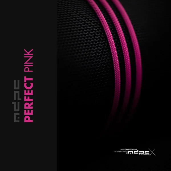 สายถัก MDPC-x PERFECT-PINK xtc 5m - สายถักแต่งคอม OREiONCUSTOM MDPC-x