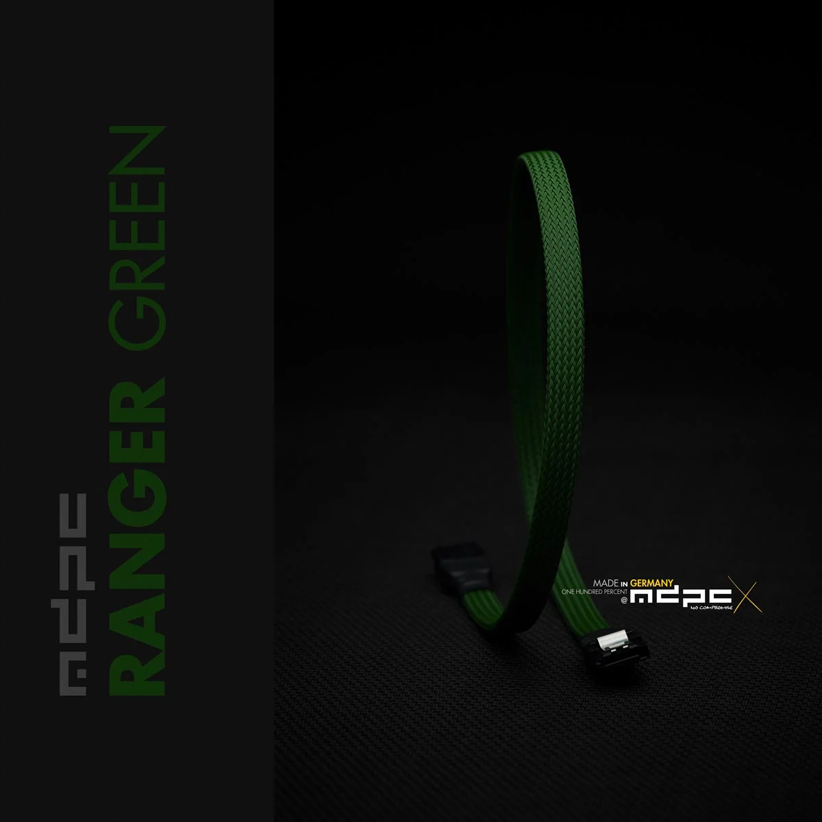 สายถัก MDPC-x RANGER GREEN medium 1m - สายถักแต่งคอม OREiONCUSTOM MDPC-x