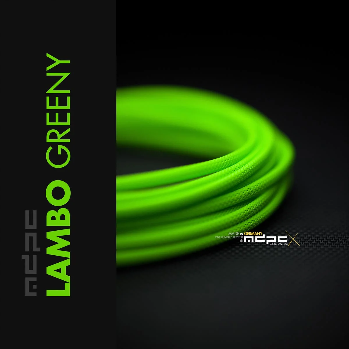 สายถัก MDPC-x LAMBO-GREENY 5m - สายถักแต่งคอม OREiONCUSTOM MDPC-x