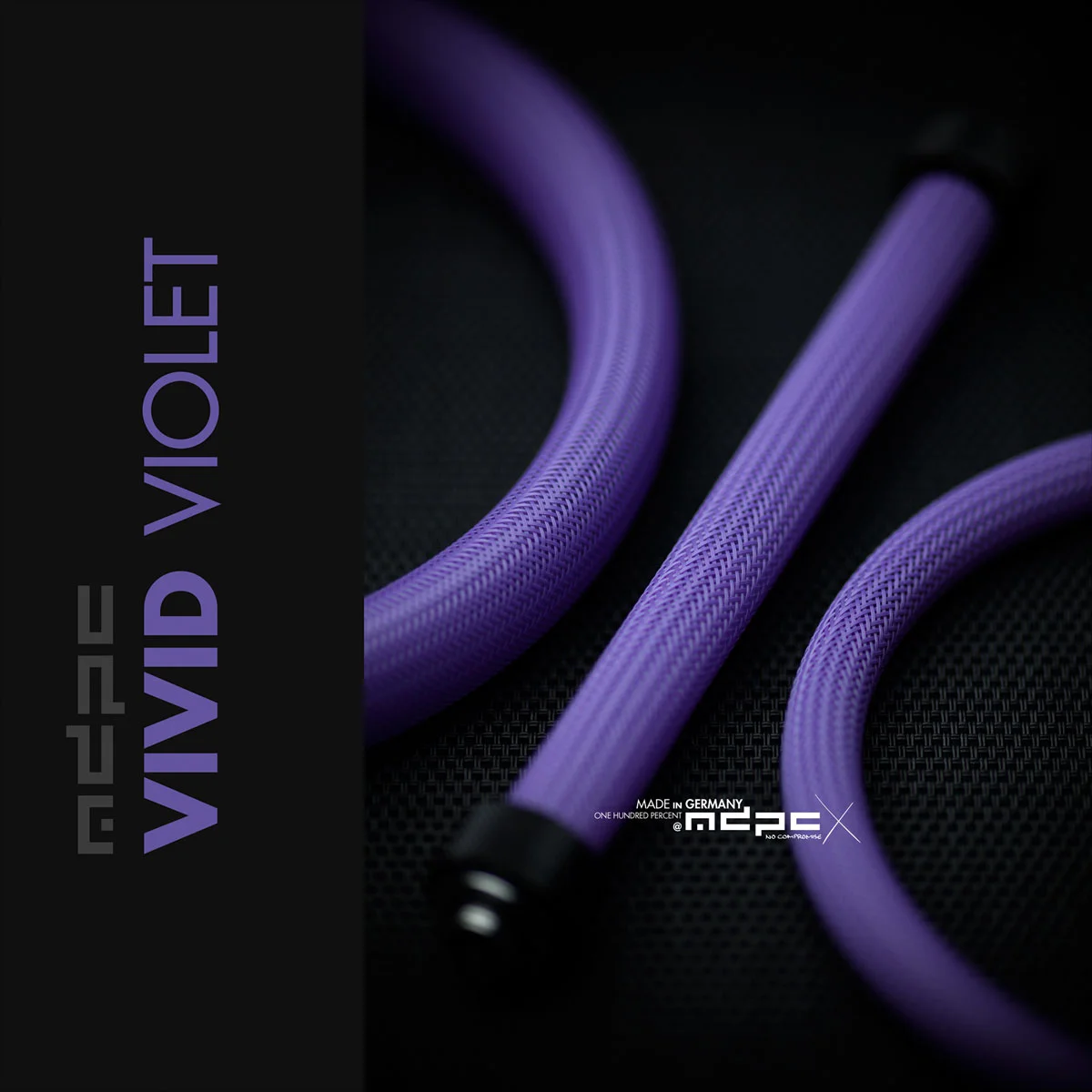 สายถัก vivid violet cable sleeve big - สายถักแต่งคอม OREiONCUSTOM MDPC-x